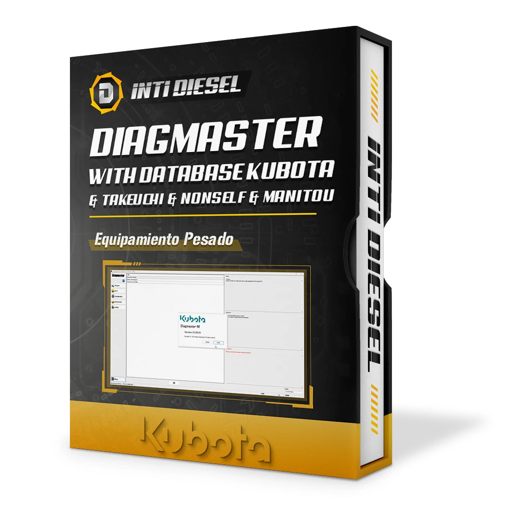 DIAGMASTER 21.11.01 WITH DATABASE KUBOTA 22.08.01 & TAKEUCHI 4.3.3 & NONSELF 24.02.01 & MANITOU ...